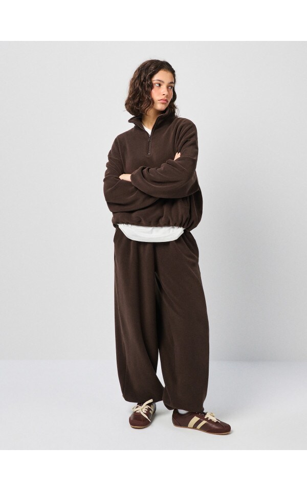 Baggy pantalone Boja ramno smeđe - HOUSE - 662GX-89X