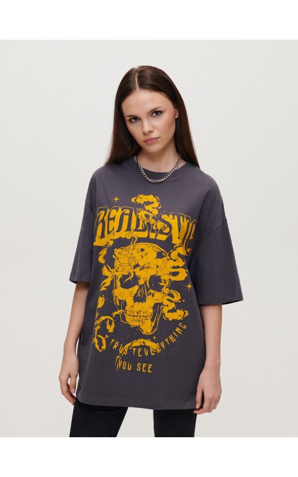 Oversize тениска Realistic, HOUSE, 0945U-90X