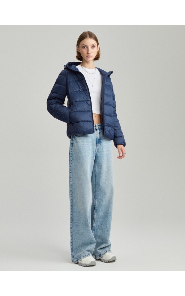 Prošívaná bunda Barva námořnictvo - HOUSE - 3347Z-59X