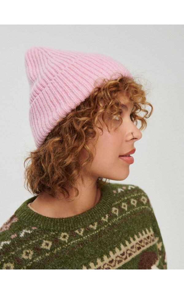 Čepice Barva pastel pink - HOUSE - 9566W-03X