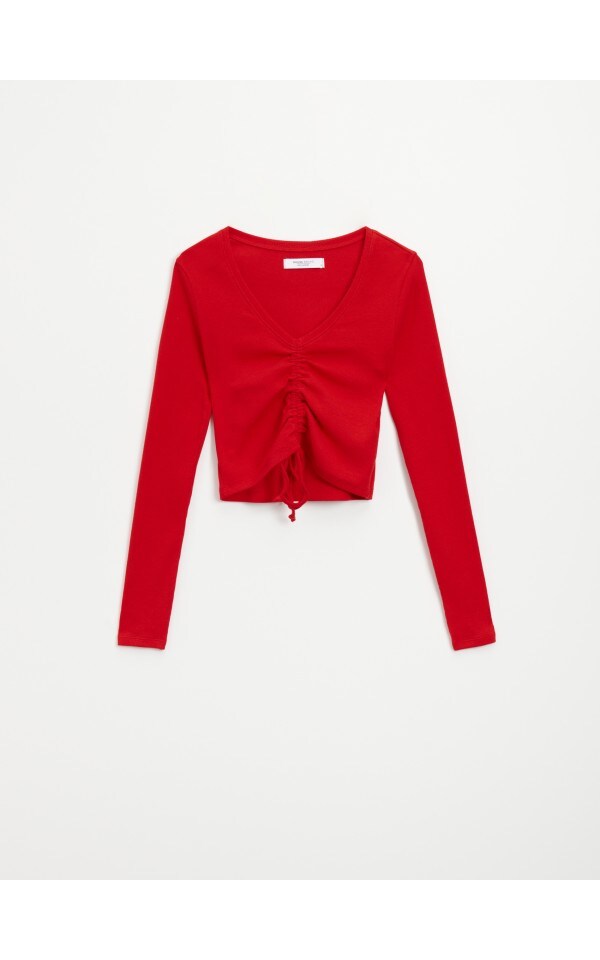 Oberteil mit langen Ärmeln Farbe rot - HOUSE - 0810U-33X