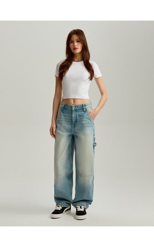 Jeans im Baggy-Fit Farbe blau - HOUSE - 236DR-50J