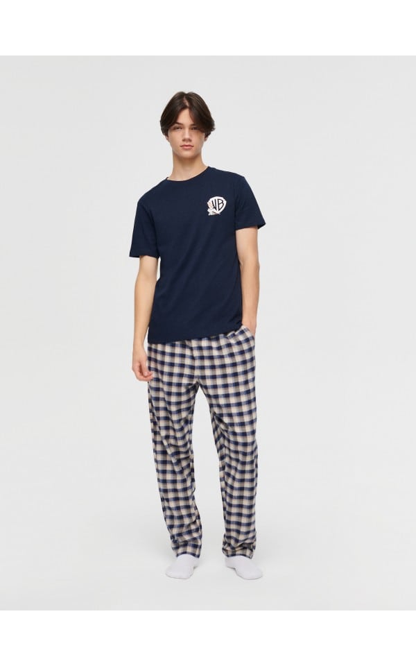 Zweiteiliges Pyjama-Set Warner Bros Farbe marine - HOUSE - 7849X-59X