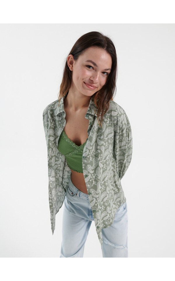 Hemd im Loose-Fit Farbe bunt - HOUSE - 8465M-MC3