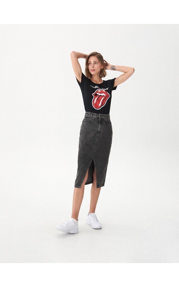 Vintage denim skirt Farbe schwarz - HOUSE - VR136-99J