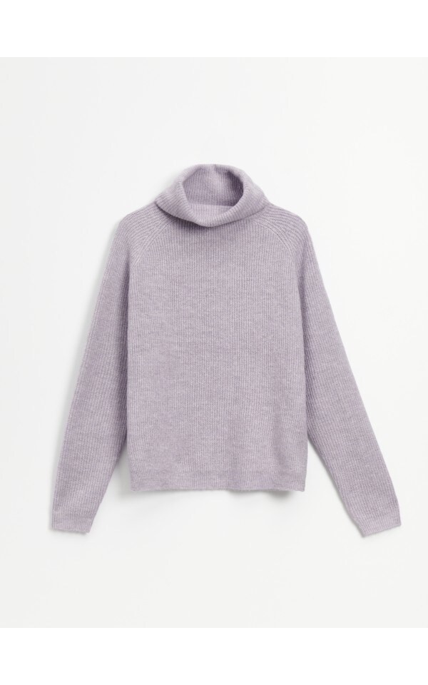 Kõrge kaelusega džemper Värv grape - HOUSE - 9675O-48M