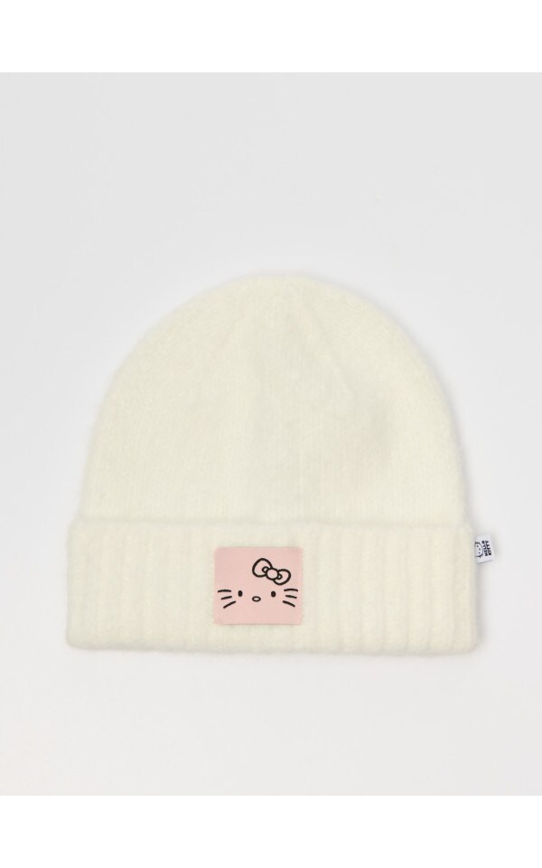 Gorro beanie con galón Hello Kitty Color crema - HOUSE - 087BV-01X