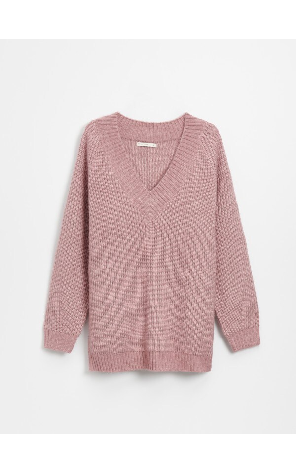 Jersey Con Escote De Pico Color Rosa Empolvado House 4632j 39m