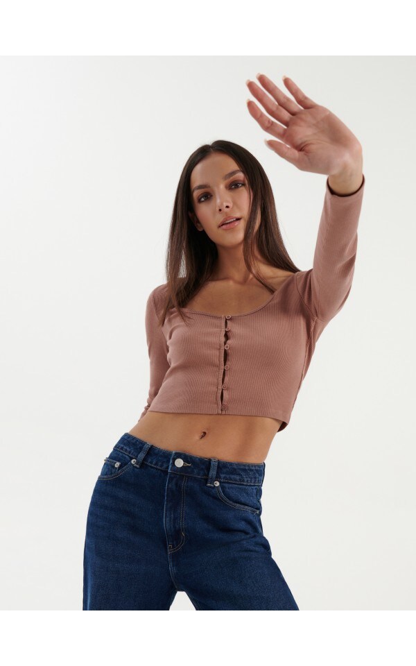 Blusa de manga larga, HOUSE, 5553M-08X