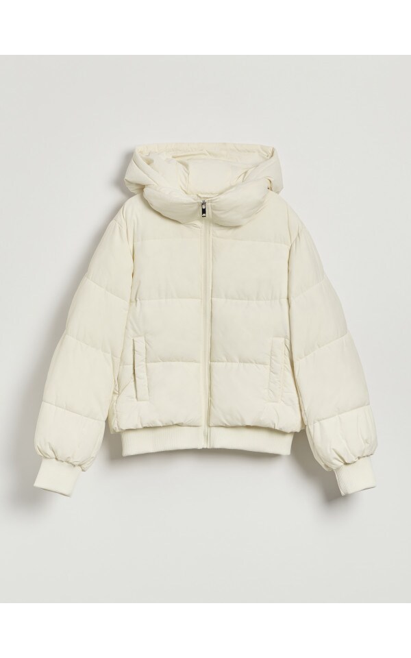 Cazadora puffer con capucha Color crema - HOUSE - 598AJ-01X