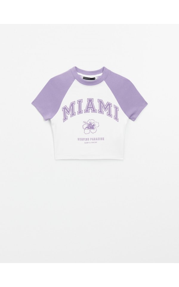 Majica kratkih rukava Miami Boja lavender - HOUSE - 8294N-04X