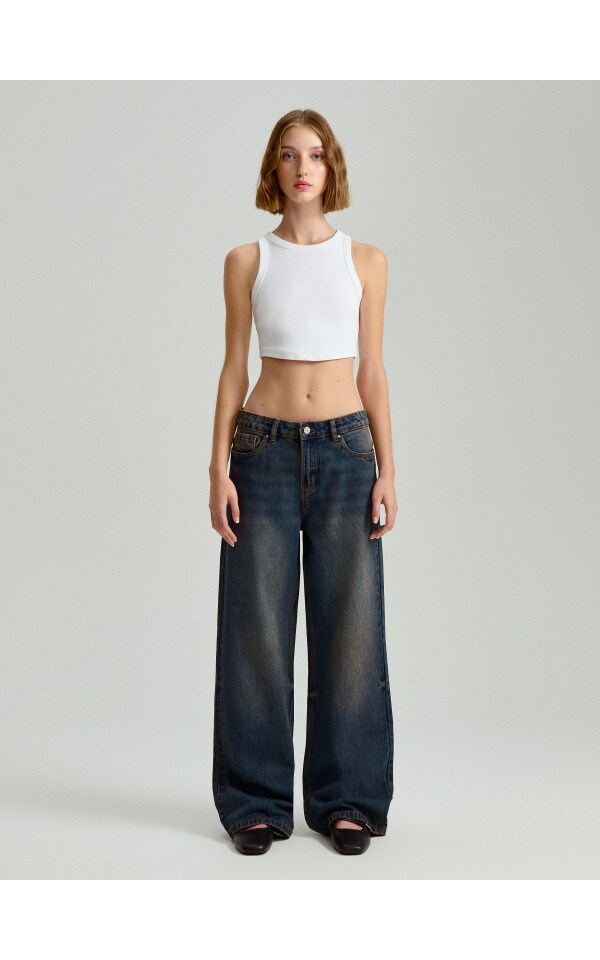 Wide leg džinsai Spalva Indigo - HOUSE - 806BL-57J