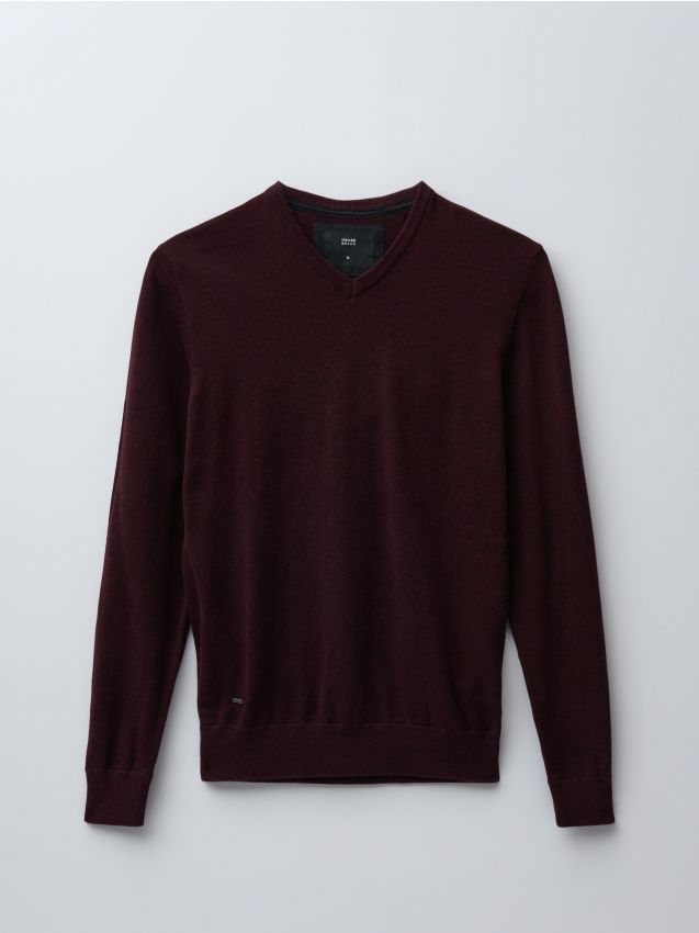 Swetry męskie v-neck ⋆ Swetry z kołnierzykiem w serek – House