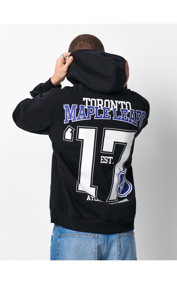 Czarna bluza z kapturem Toronto Maple Leafs - HOUSE - 168GG-99X