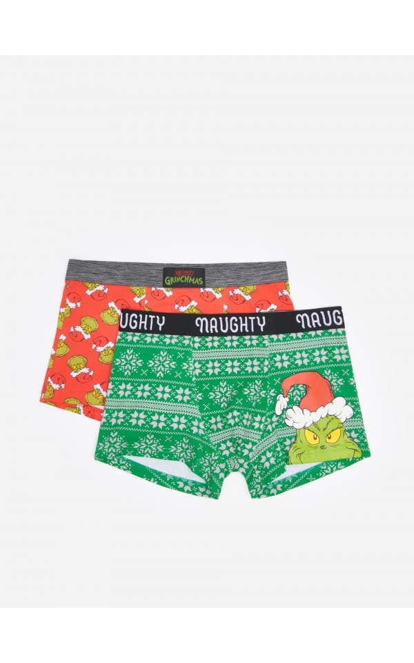 Świąteczne bokserki 2-pak Grinch - HOUSE - 2442Q-MLC
