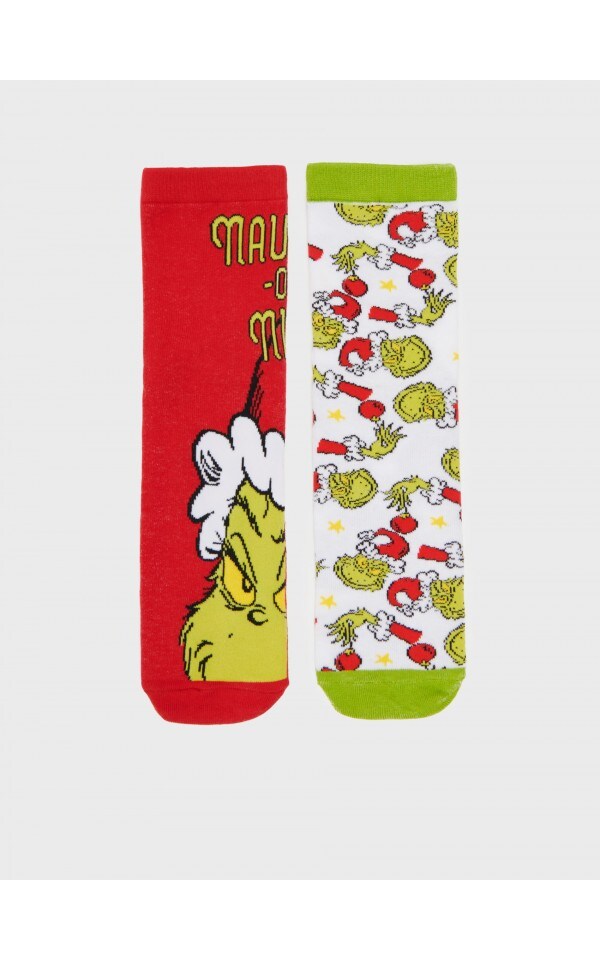 Świąteczne skarpetki 2-pak Grinch - HOUSE - 6776Z-MLC