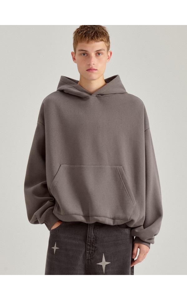 Hanorac Culoare gri închis - HOUSE - 001CD-90X