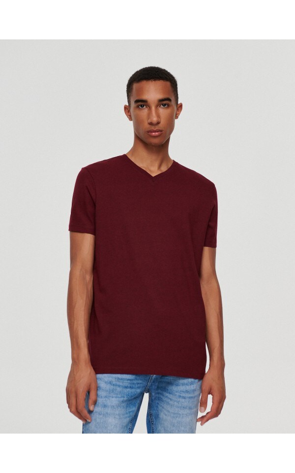 Tricou basic uni Culoare maro - HOUSE - 0232X-83M