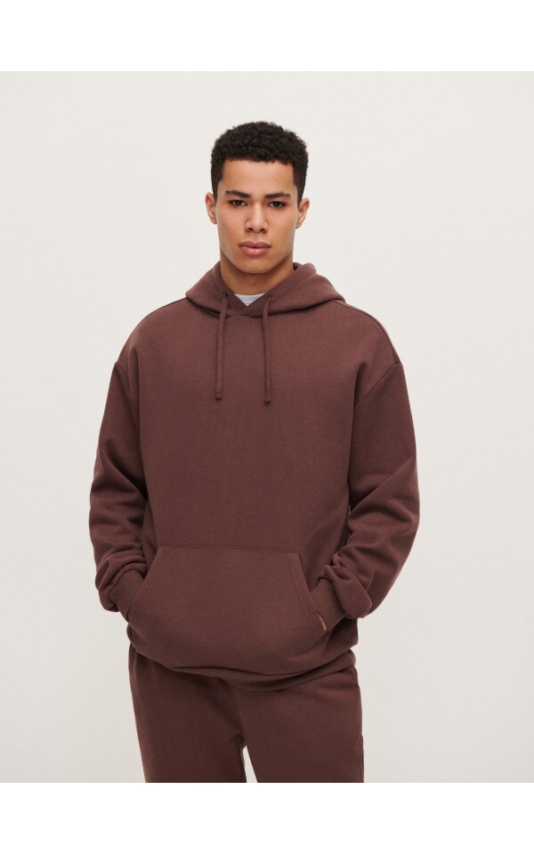 Hanorac Culoare maro închis - HOUSE - 0421U-89X