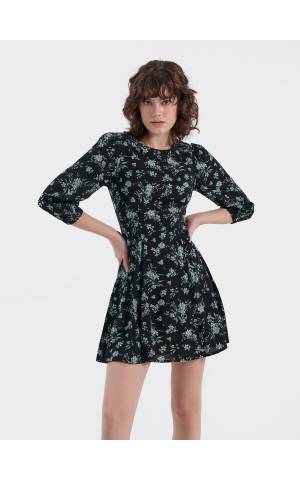 Rochie cu imprimeu floral Culoare multicolor - HOUSE - 1920M-MC1