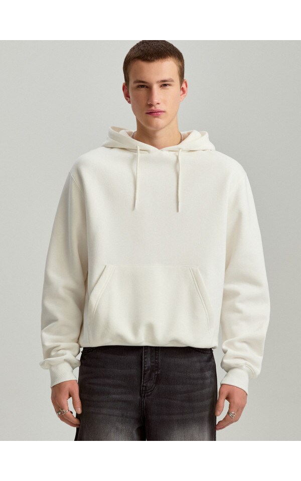 Hanorac Culoare cremă - HOUSE - 524DJ-01X