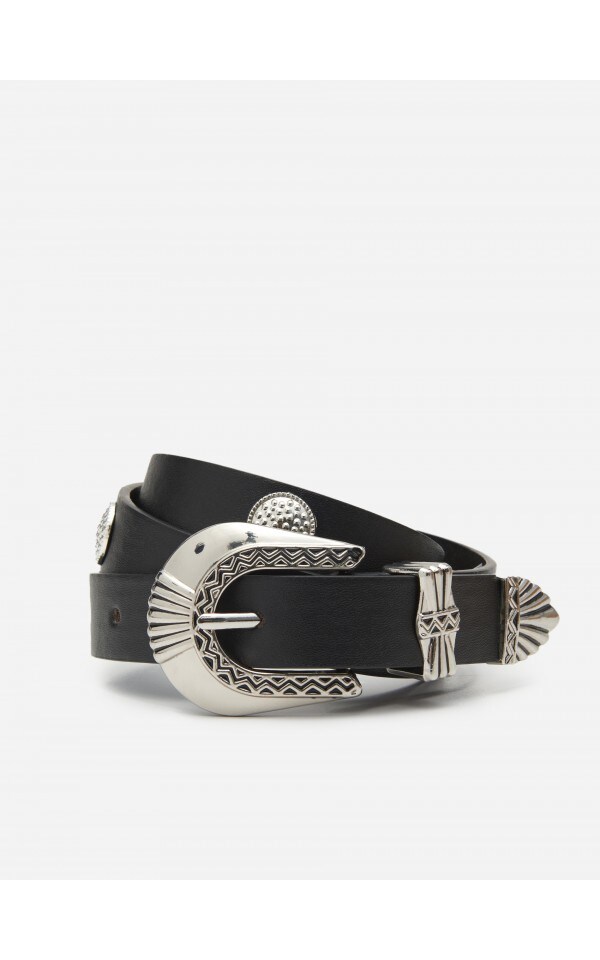 Curea stil cowboy Culoare negru - HOUSE - 6291E-99X