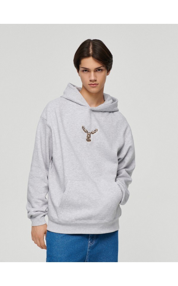 Hanorac Culoare gri - HOUSE - 6303X-85M