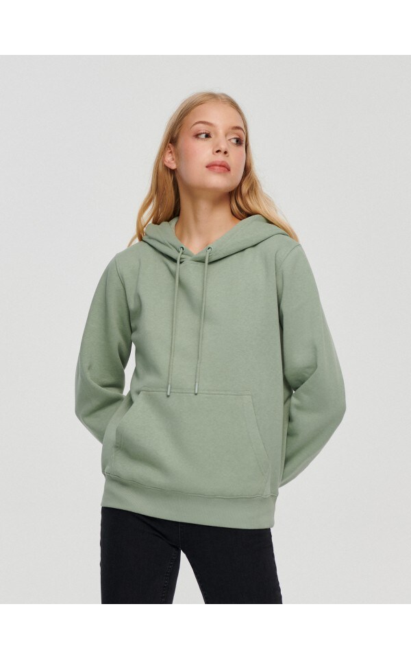 Hanorac Culoare verde deschis - HOUSE - 6491W-70X