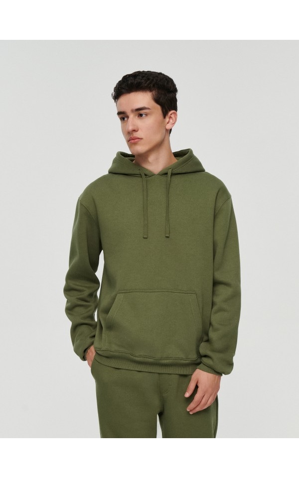 Hanorac Culoare verde murdar - HOUSE - 6575W-97X