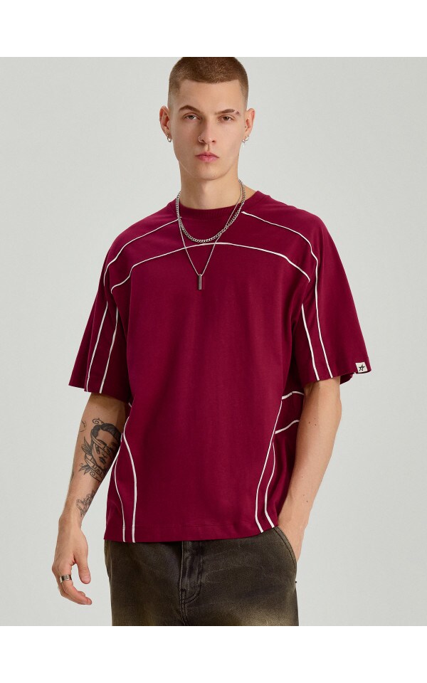 Tricou loose fit Culoare castaniu - HOUSE - 718CA-83X