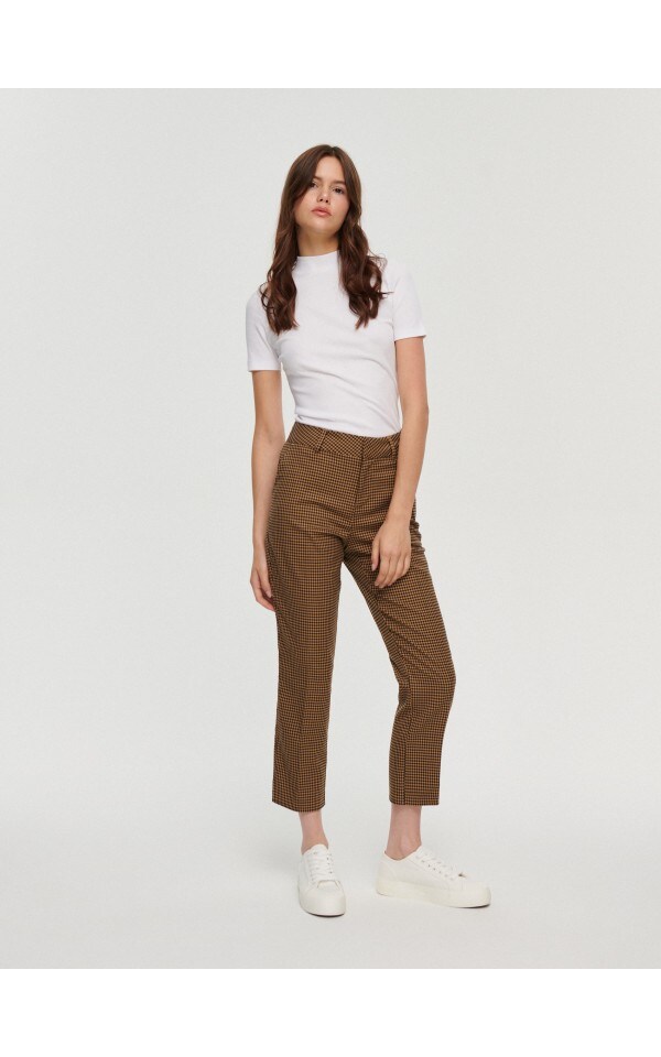 Pantaloni țigaretă Culoare multicolor - HOUSE - 8631W-MLC