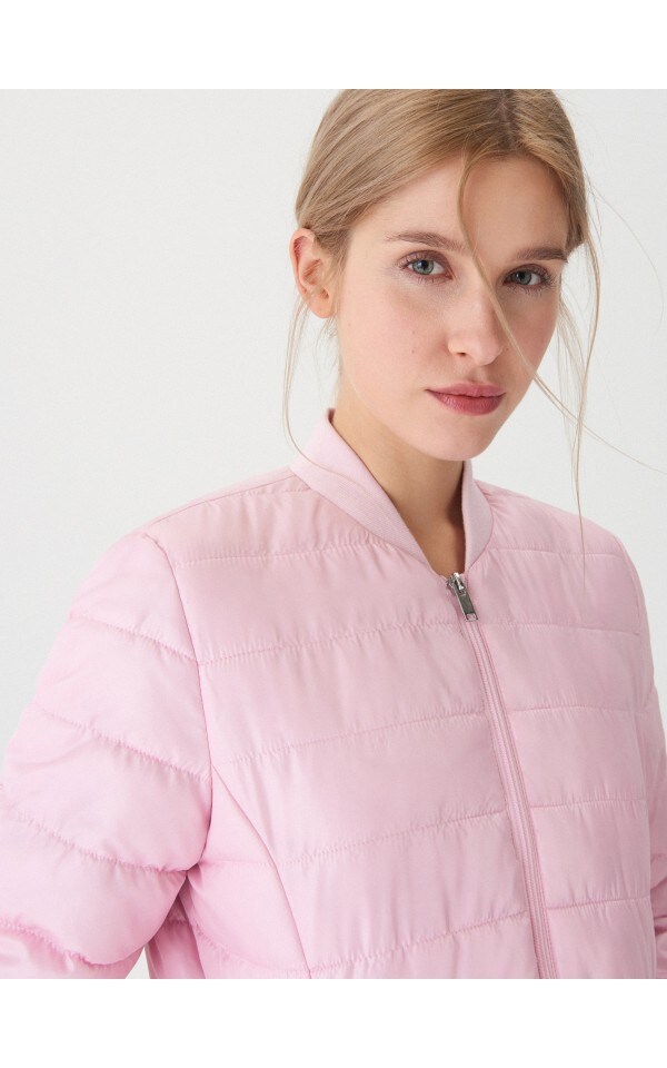 Geacă bomber matlasată Culoare roz - HOUSE - UO540-03X