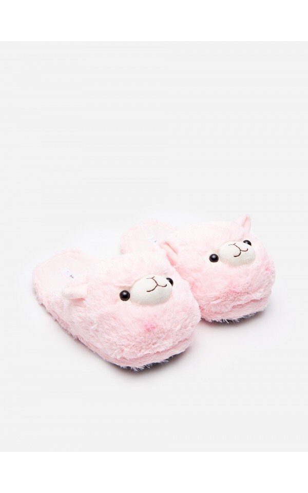 Papuci de casă cu motiv lamă Culoare multicolor - HOUSE - WX167-MLC