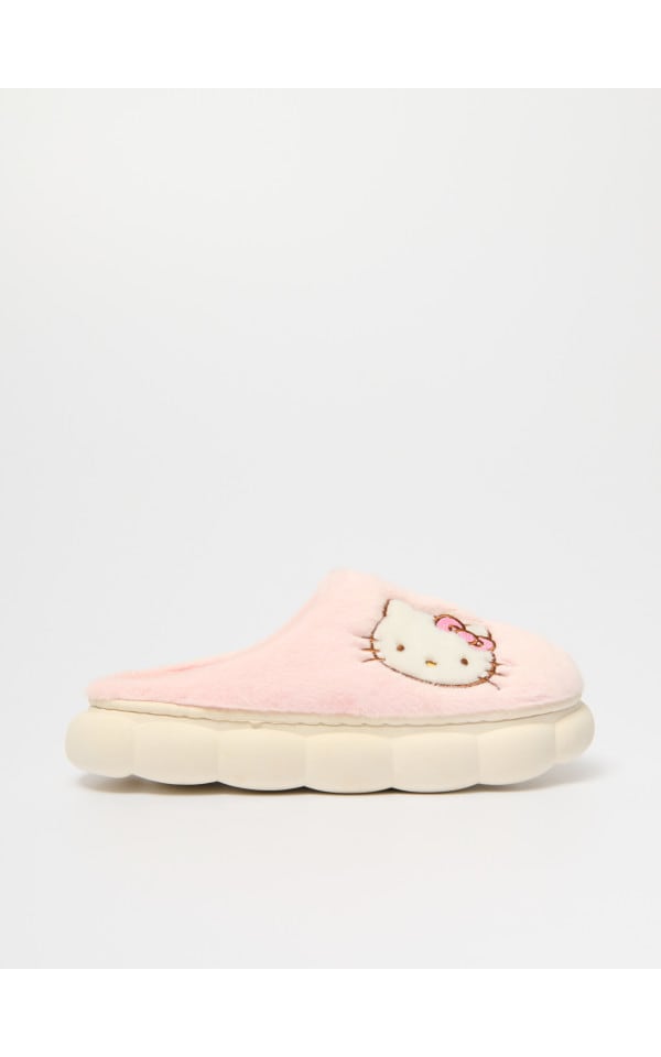 Krznene papuče Hello Kitty boja pastelno pink - HOUSE - 465BV-03X