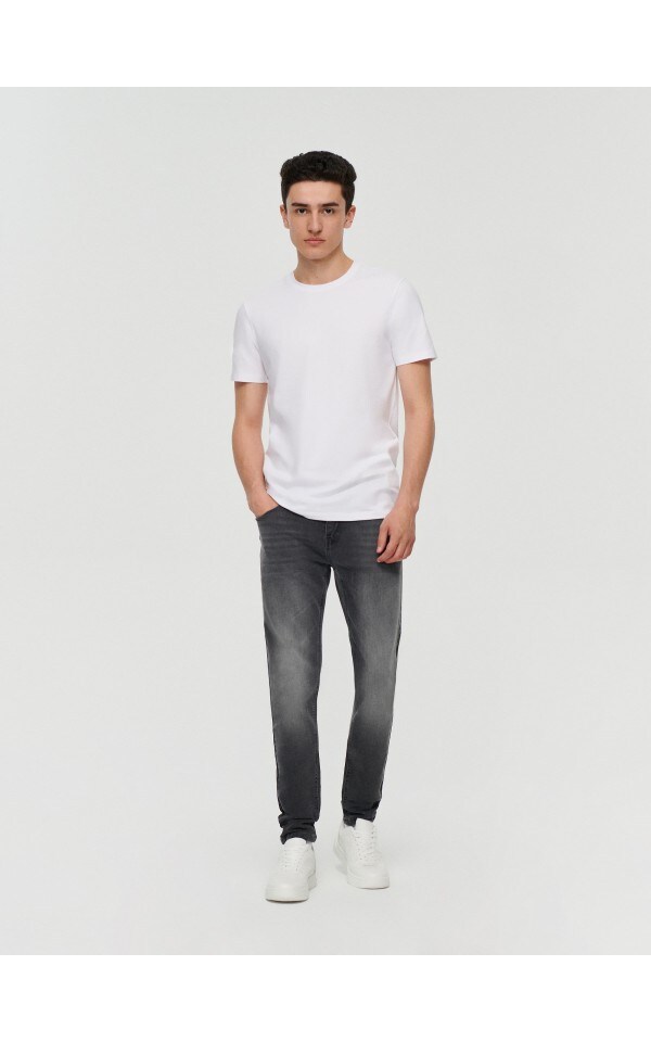 Slim fit pantalone boja sivo - HOUSE - 6570W-90J