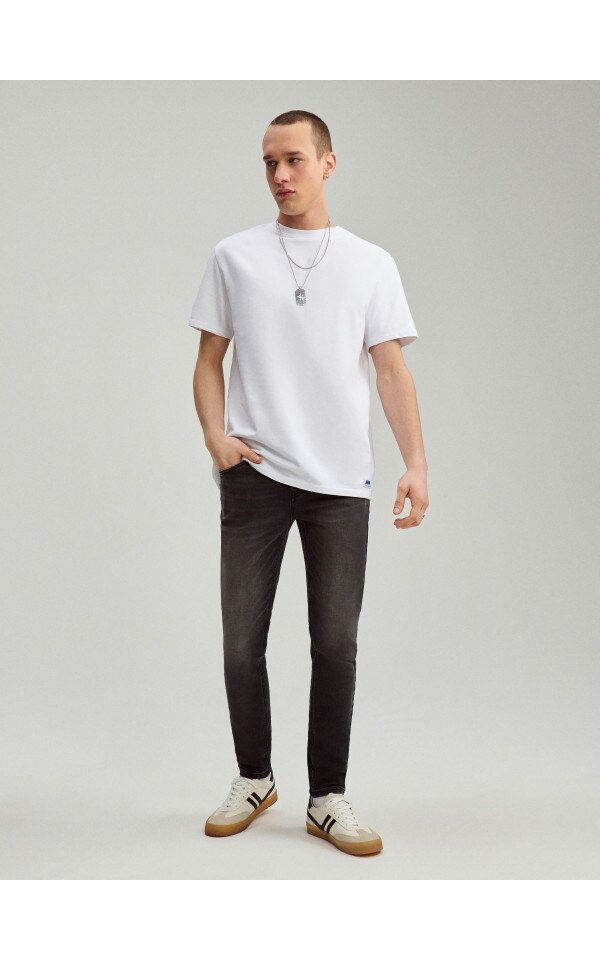 Slim fit farmerke boja sivo - HOUSE - 728FZ-90J