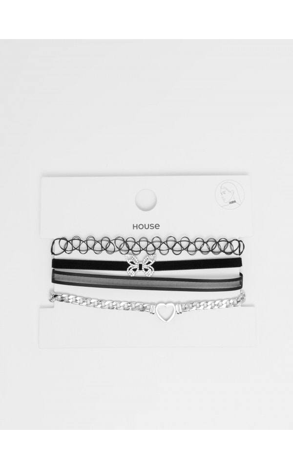 Súprava 4 retiazok Farba viacfarebná - HOUSE - 2321X-MLC