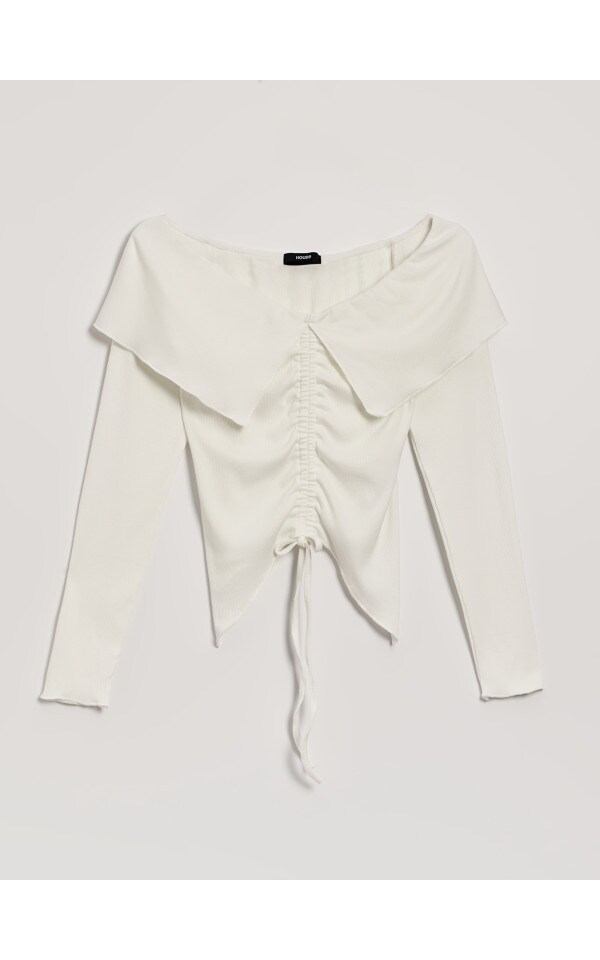 Blúzka Farba krém - HOUSE - 450DA-01X
