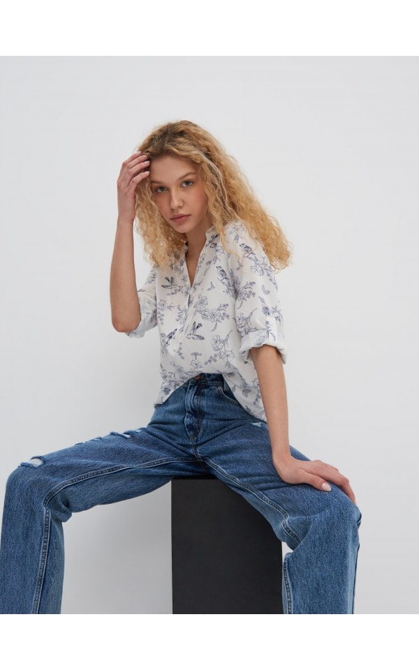 Віскозна блузка, HOUSE, 5277D-00X