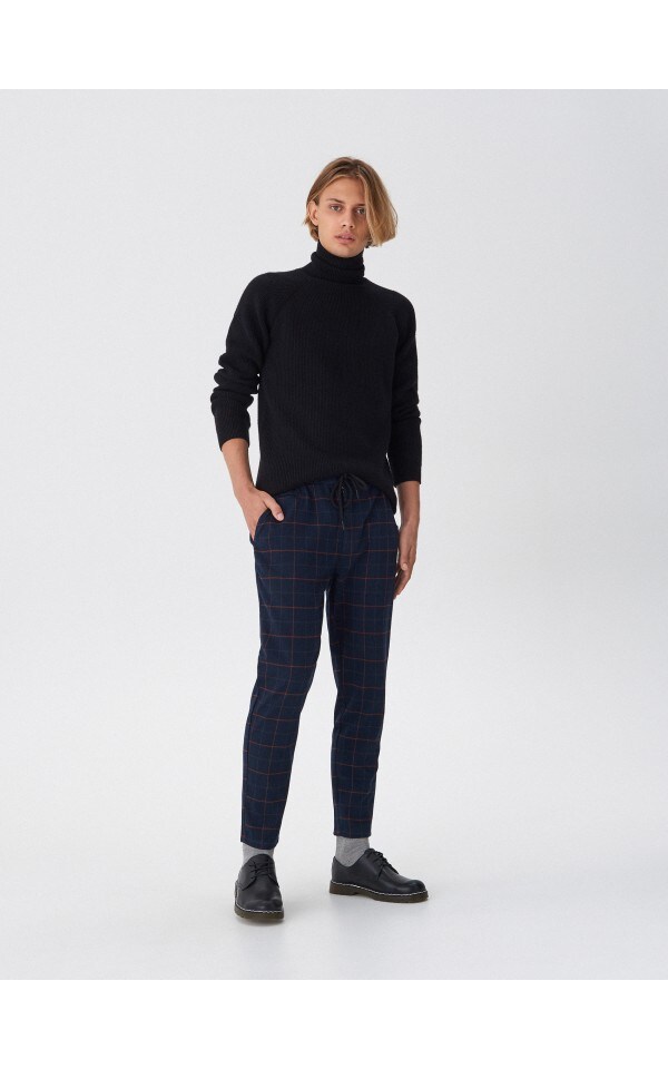 Картаті штани carrot, HOUSE, XG126-MLC